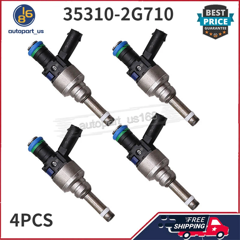 35310-2G710-4PCS-Fuel-Injectors-For-Kia-Sportage-Kia-Optima-Kia-Sorento ...