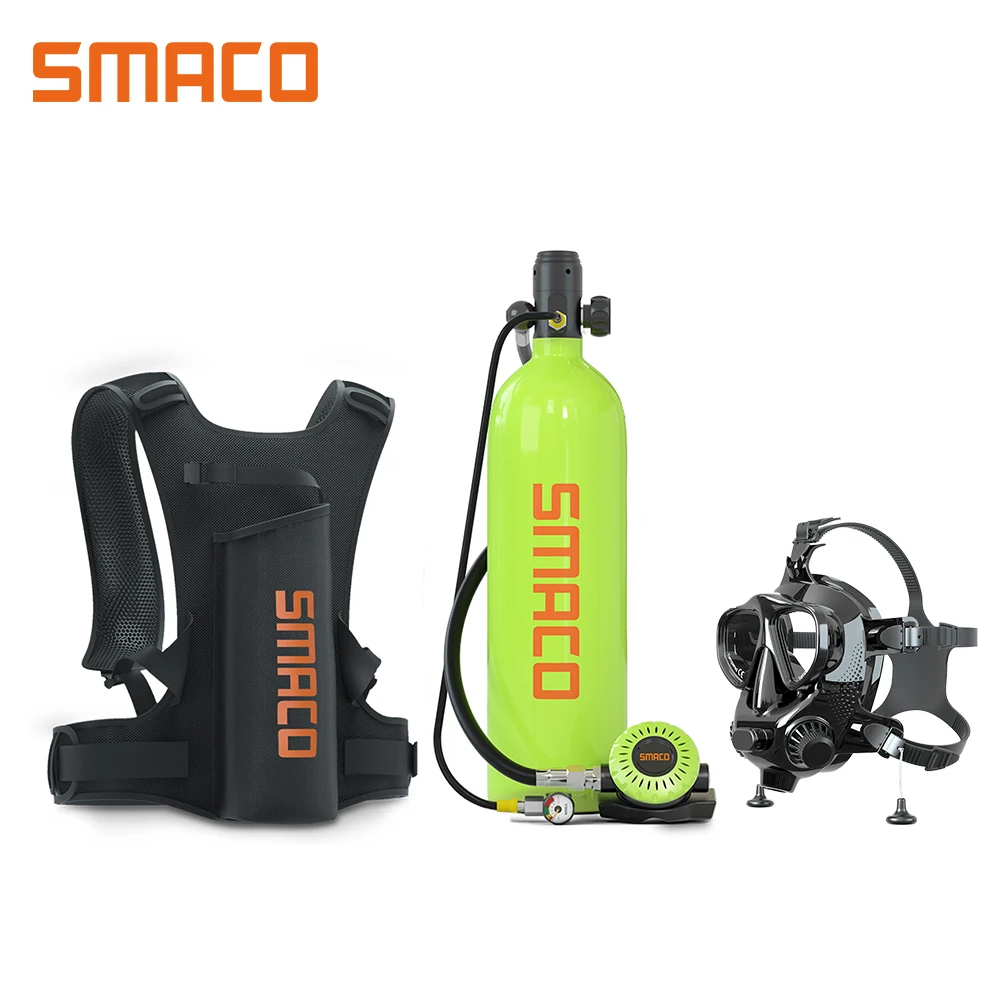SMACO Scuba Diving Tank Oxygen Cylinder Snorkel Mask Diver Capability ...
