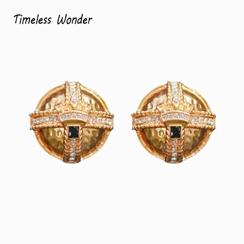 Timeless-Wonder-Retro-Zircon-Geo-Cross-Clip-on-Earrings-for-Women ...