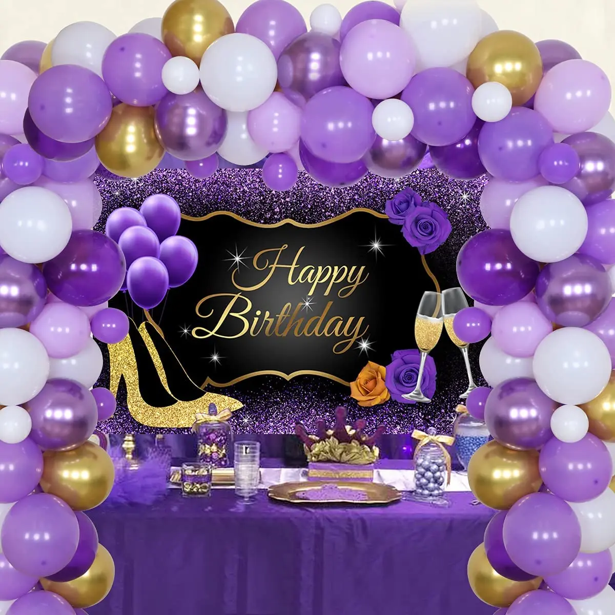 Purple Party Decorations