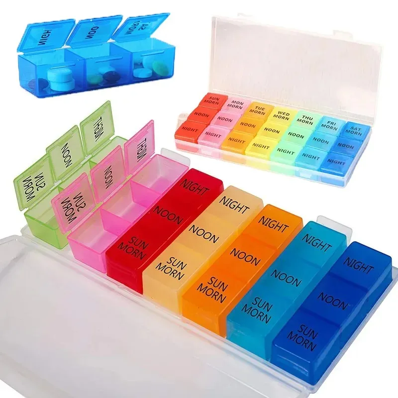 Pill-Storage-Box-7-Days-Medicine-Box-Weekly-Tablet-Holder-Storage ...