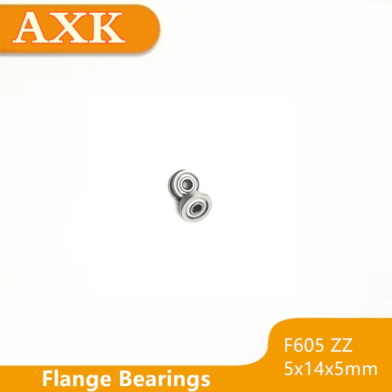 Hot Sale 10pcs/lot F605zz 5*14*16*5*1 Mm F605 Zz 5x14x5mm Flange ...