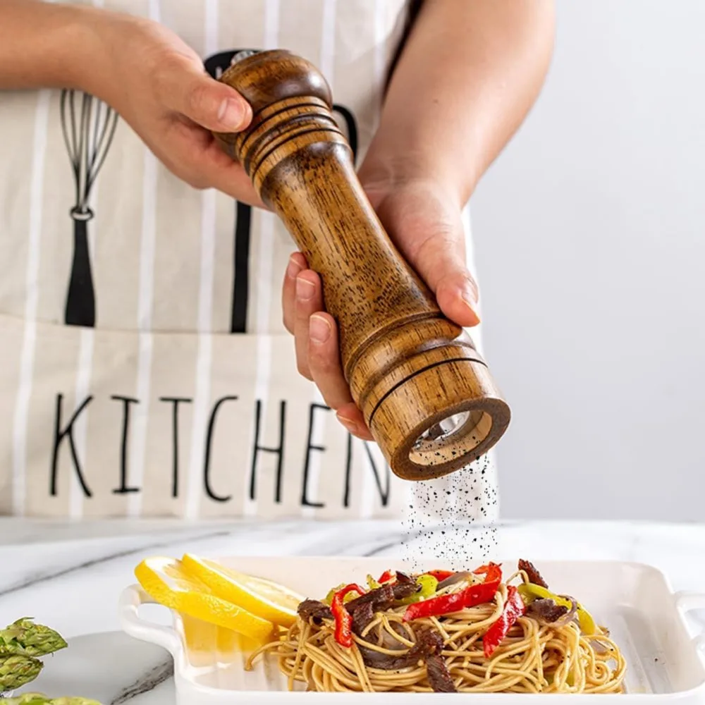 Molinillo-de-sal-y-pimienta-de-madera-maciza-molinillo-de-especias-con ...