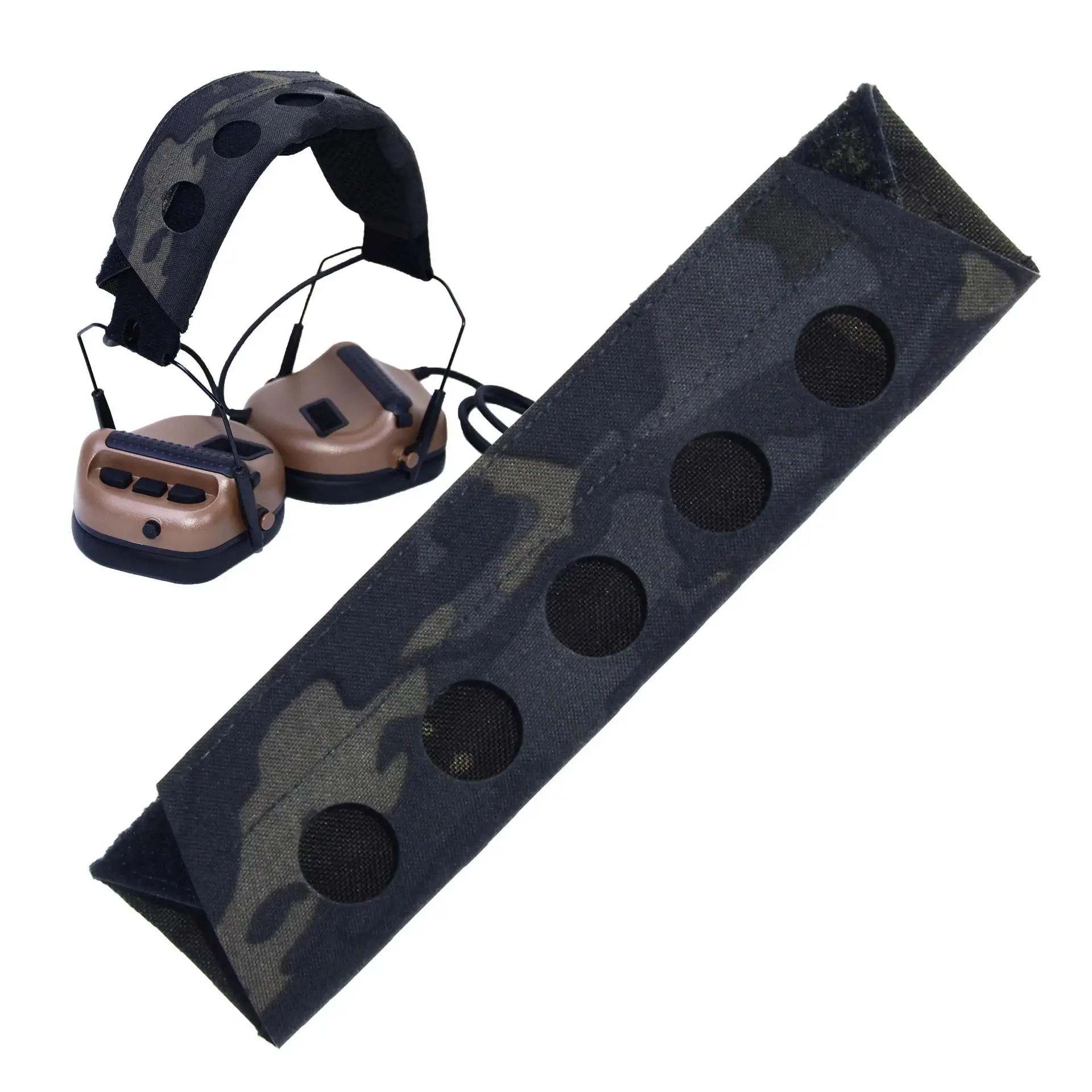 Tactical Headset Cover MOLLE Universal Headset Cover Camouflage Durable ...