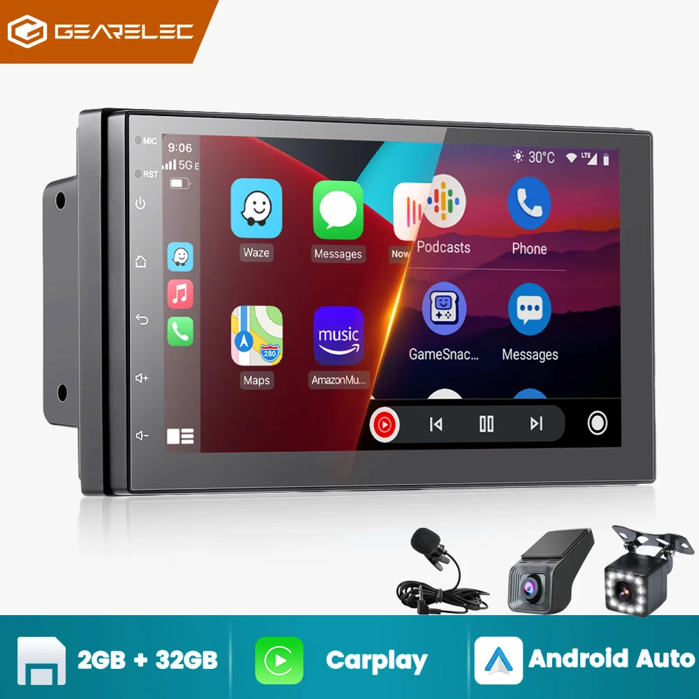 Android-11-Car-Radio-2-Din-Carplay-Android-Auto-Car-Multimedia-Video ...