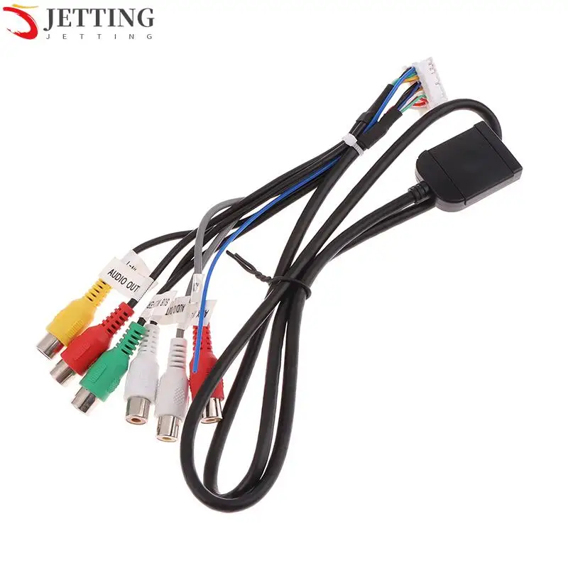 20-P-Plug-Car-Stereo-Radio-RCA-Output-AUX-Wire-Harness-Wiring-Connector ...