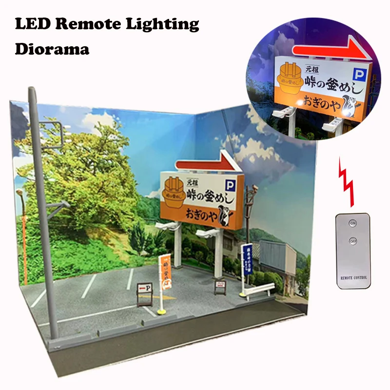 YUME-BOX-1-64-LED-Remote-Lighting-Japanese-Street-Parking-Lot-Billboard ...