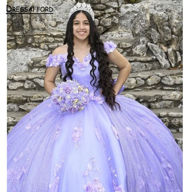 Purple Cinderella Prom Dresses