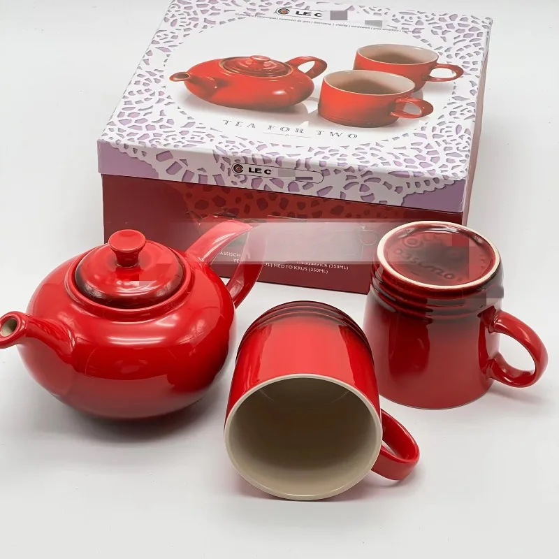 Tea-Pot-Mug-Set-with-Large-Capacity-Stoneware-Porcelain-Underglaze ...