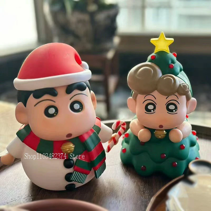 20cm-Anime-Crayon-Shin-Chan-Action-Figure-Christmas-Tree-Himawari ...
