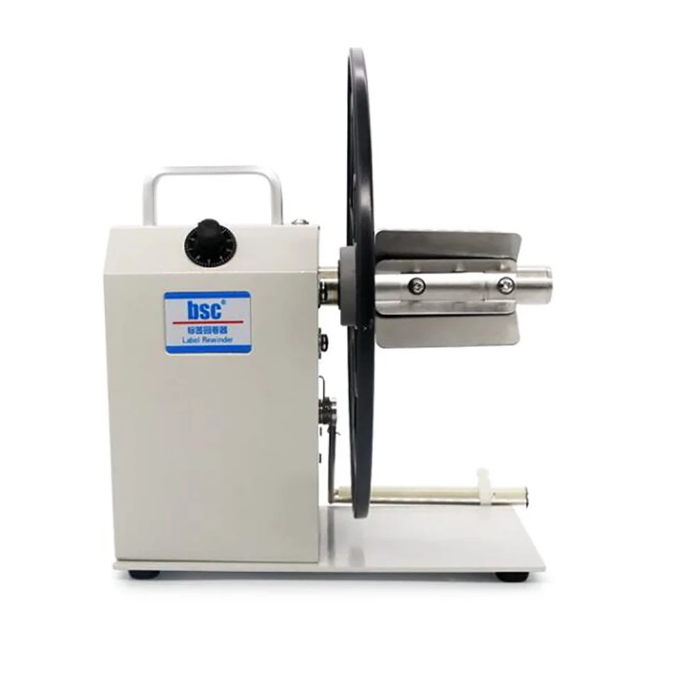 Automatic label rewinding machine Label sticker rewinder Adjustable ...