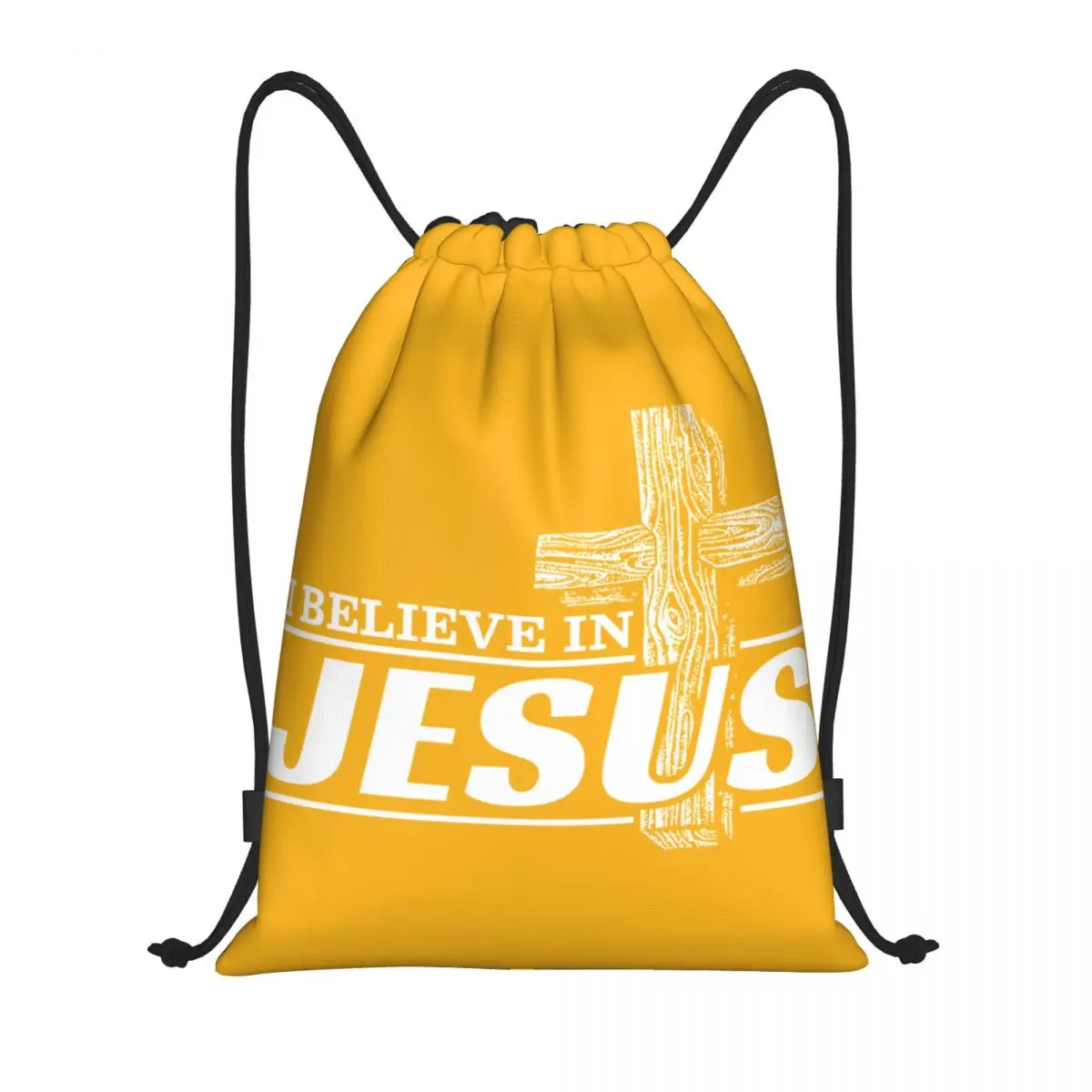 Custom-I-Believe-In-Jesus-Christ-Drawstring-Bags-for-Training-Yoga ...