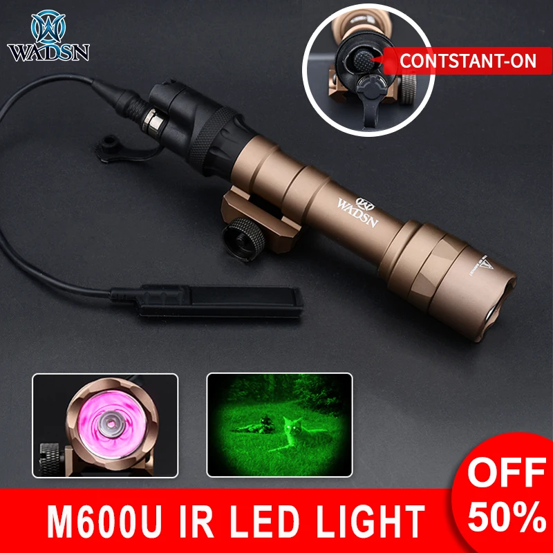 Wadsn-M600U-Flashlight-IR-LED-Light-Infrared-Output-SF-M600-Tactical ...