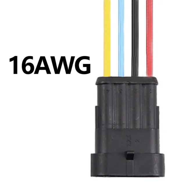 4P Auto Huzal Csatlakozó 4 War Auto Csatlakozó Férfi És Női Vízálló ...