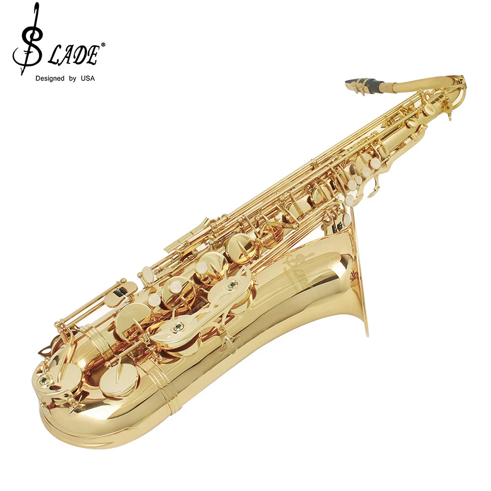 SLADE-Tenor-Saxophone-Sax-Shell-Key-Carve-Pattern-Woodwind-Instrument ...