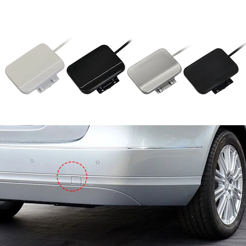 For-Mercedes-Benz-E-Class-W212-Rear-Tow-Hook-Cover-Black-White-Silver ...