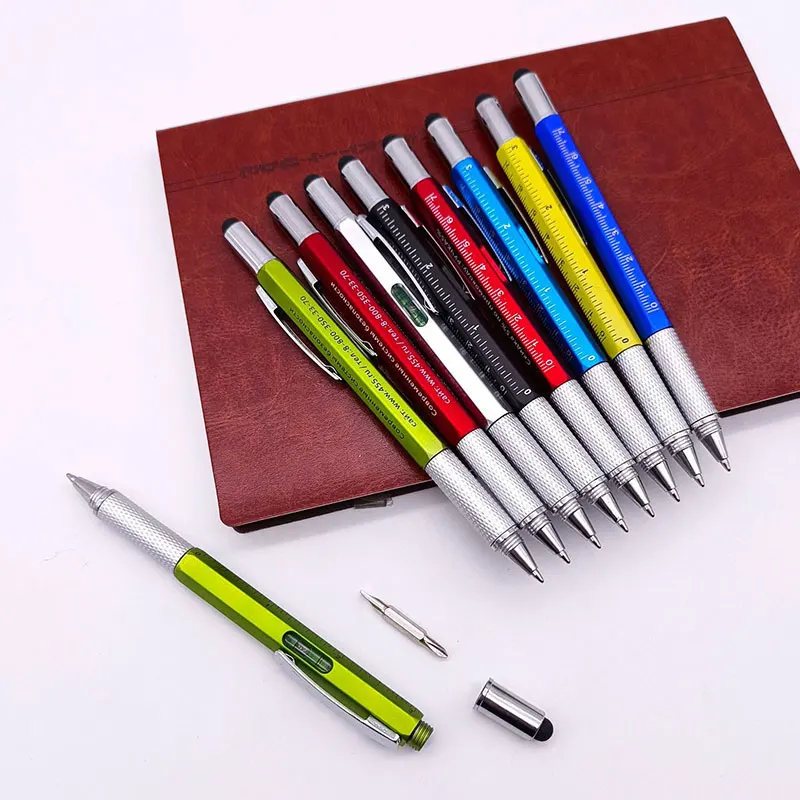 6-in1-Multifunction-Ballpoint-Pen-with-Handheld-Tool-Measure-Technical ...