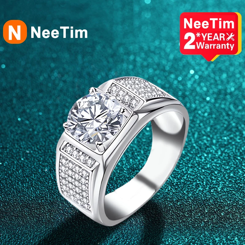 NeeTim-1ct-D-Color-Moissanite-Wedding-Band-Men-Ring-925-Sterling-Silver-with-Gold-Plated-Wedding.jpg