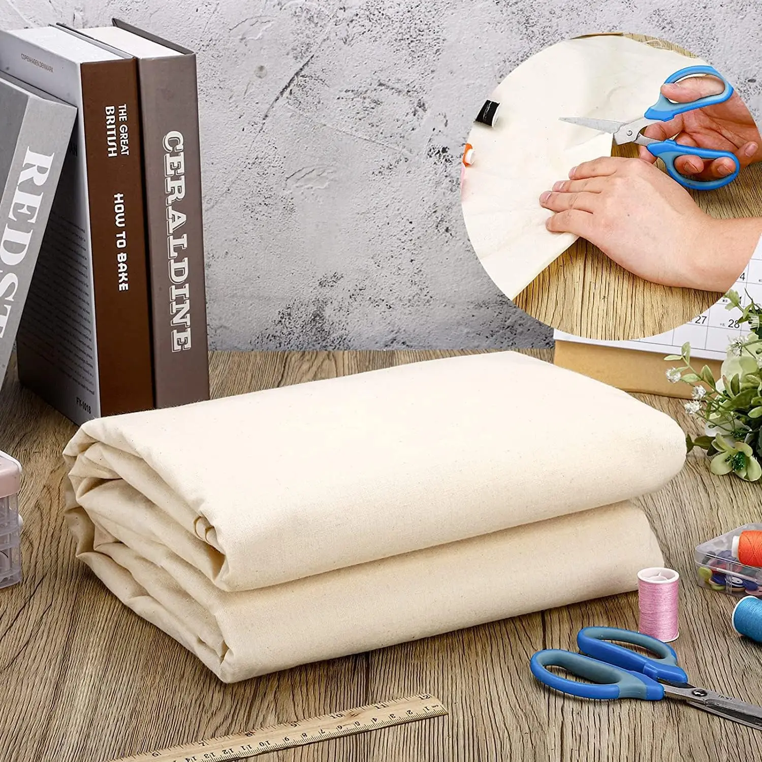 Muslin-Fabric-Textile-Unbleached-Draping-Fabric-Natural-5-10-M-Medium ...