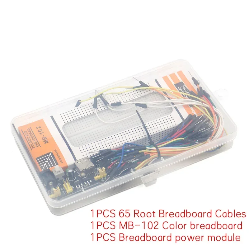 3-3V-5V-MB102-Breadboard-power-module-MB-102-830-points-Solderless ...