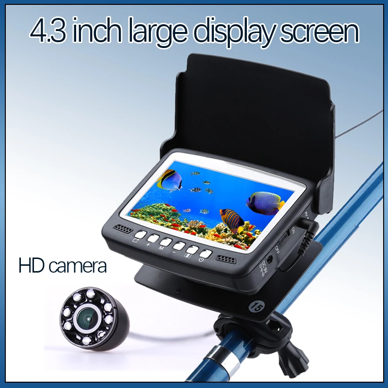 HD 4.3 inch LED LCD portable infrared night vision underwater muddy ...