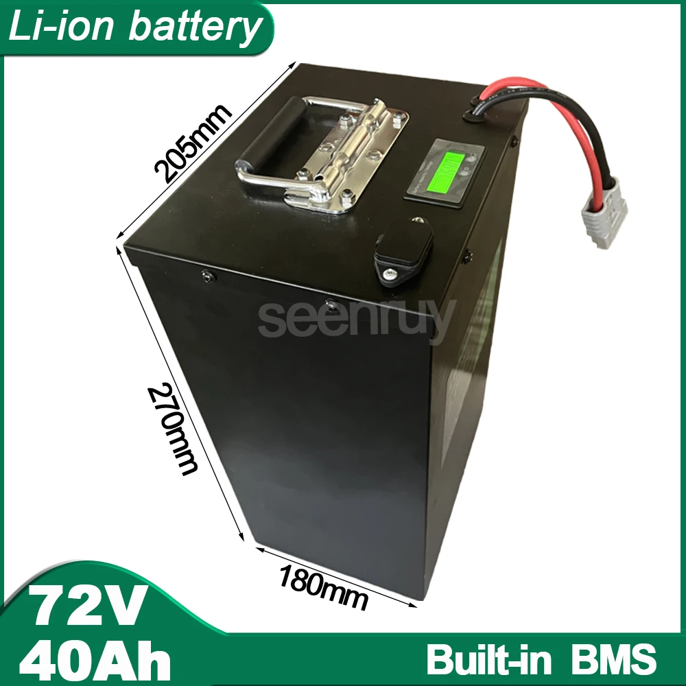 72V-40Ah-Li-ion-With-Charger-Lithium-Polymer-Battery-Pack-Perfect-For ...