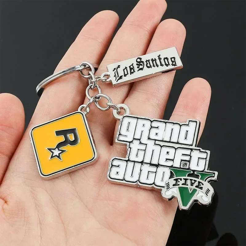 Game-Grand-Theft-Auto-5-Rock-Star-Keychain-for-SEAT-Cupra-Leon-R-Ibiza ...