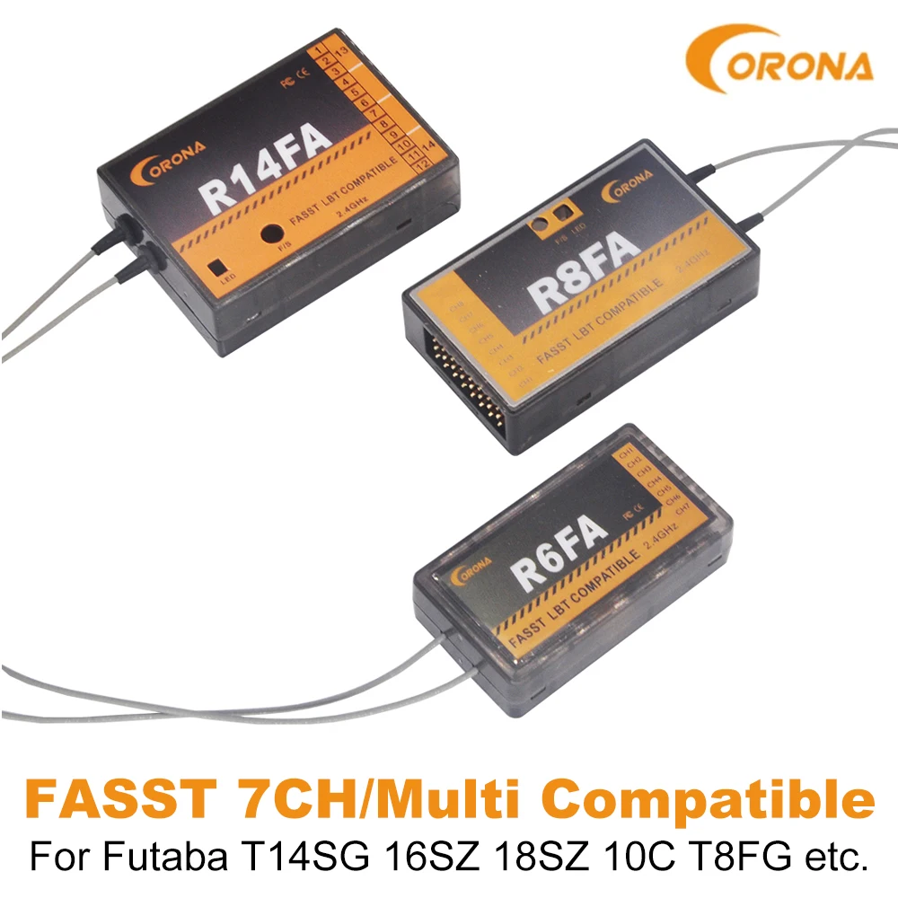 Corona-R4FA-R6FA-R8FA-R14FA-R820FA-2-4G-Compatible-Futaba-FASST-10C ...