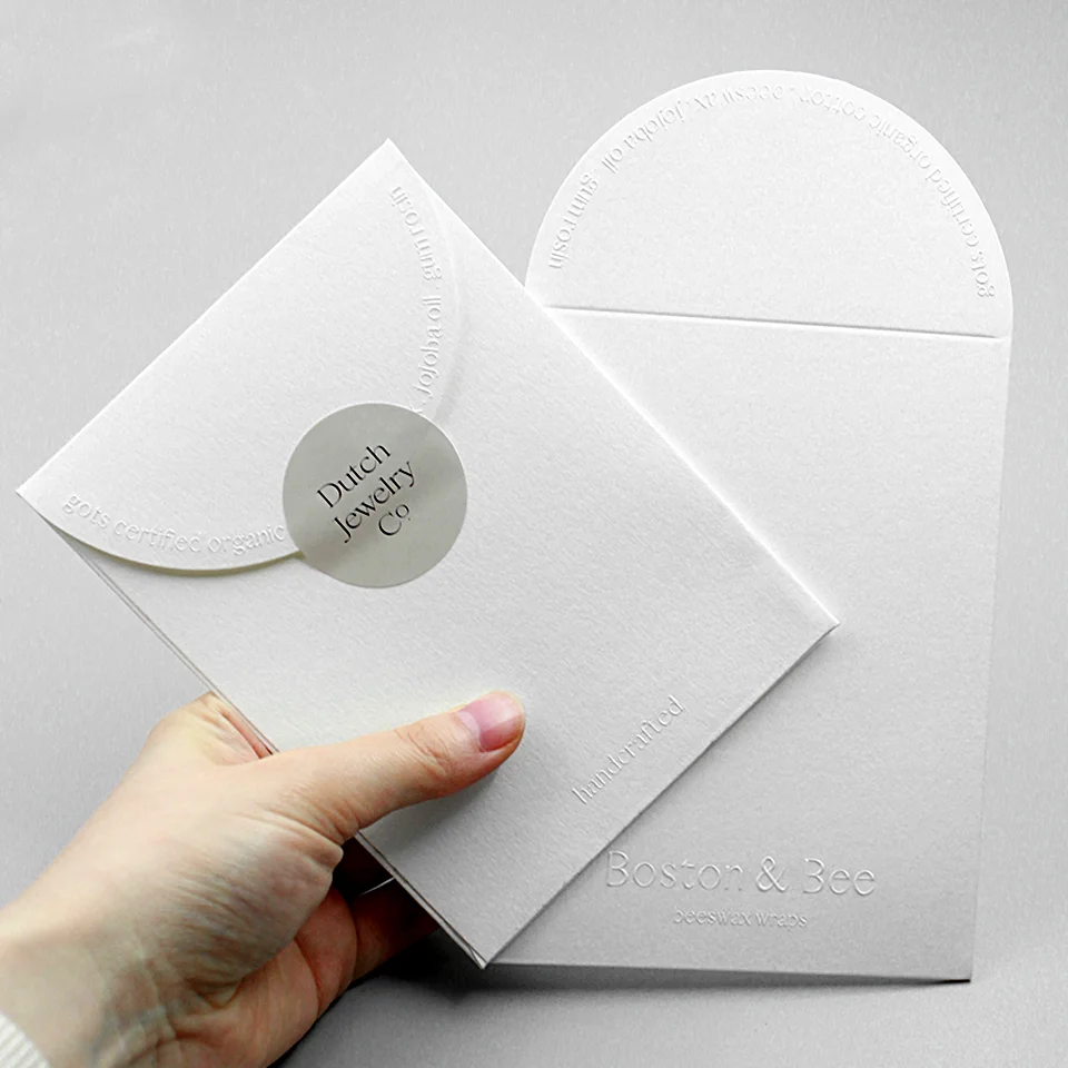 Pacote-De-Envelope-De-Logotipo-Personalizado-De-Luxo-Em-Relevo-Papel ...