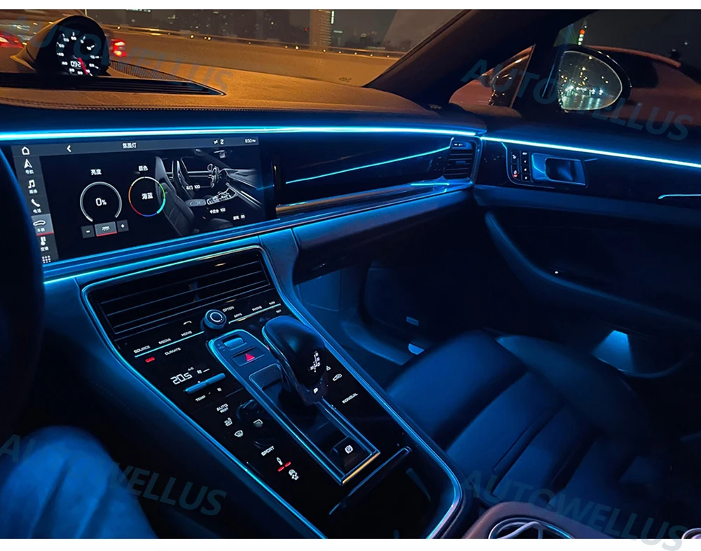 Porsche Panamera Interior Night