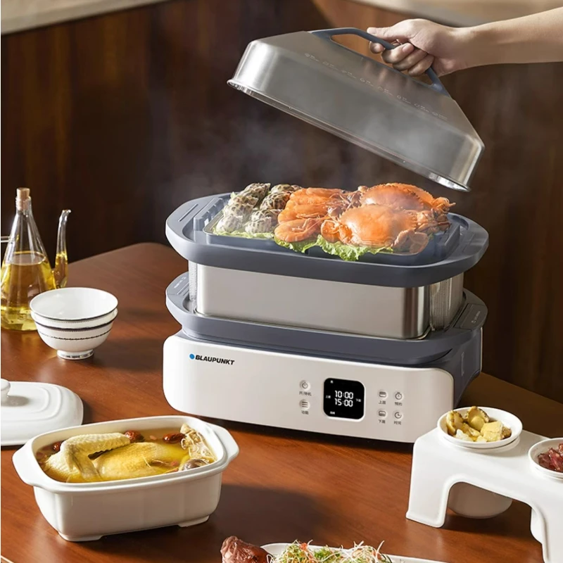 Stainless-Steel-Electric-Steamer-Multi-Functional-Partition-Control ...