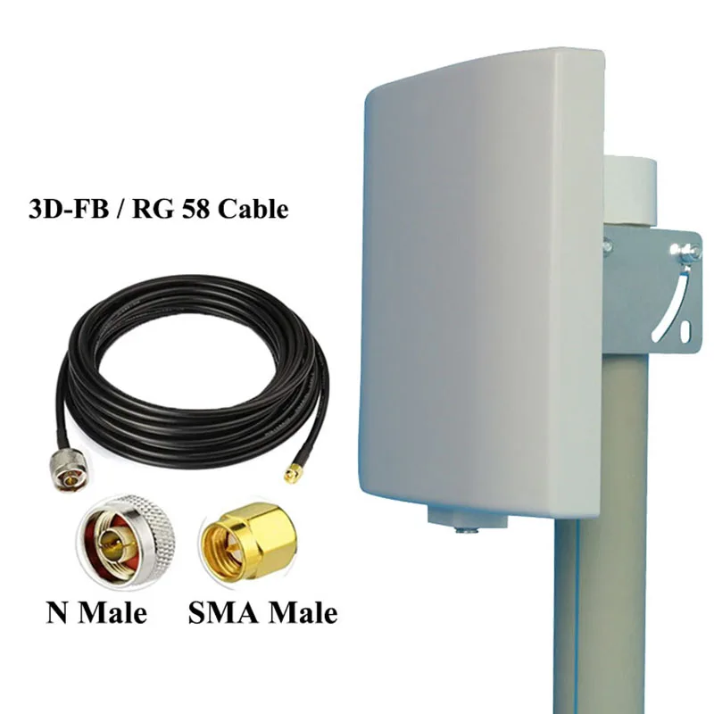 433MHz-UHF-Panel-Antenna-directional-Patch-Flat-Lora-430MHz-433 ...