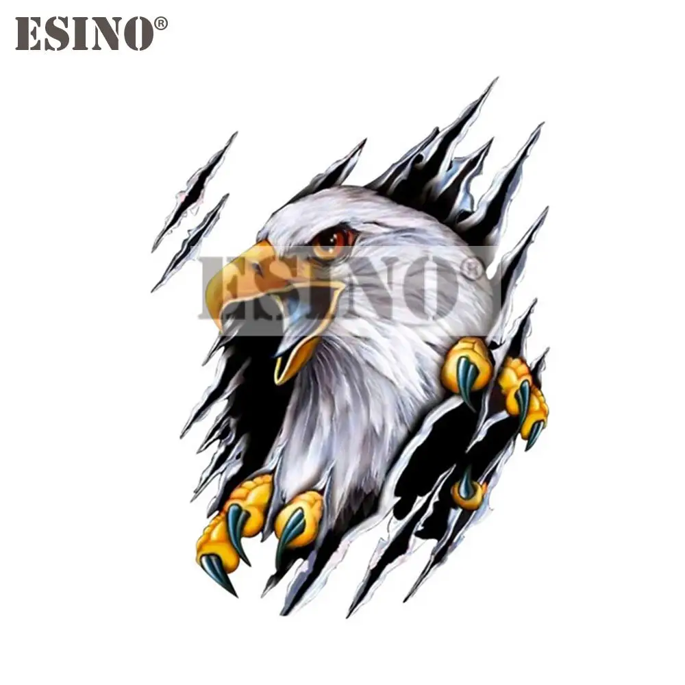 Car Styling Creative Funny Animal Angry Eagle Cartoon Pvc Waterproof ...