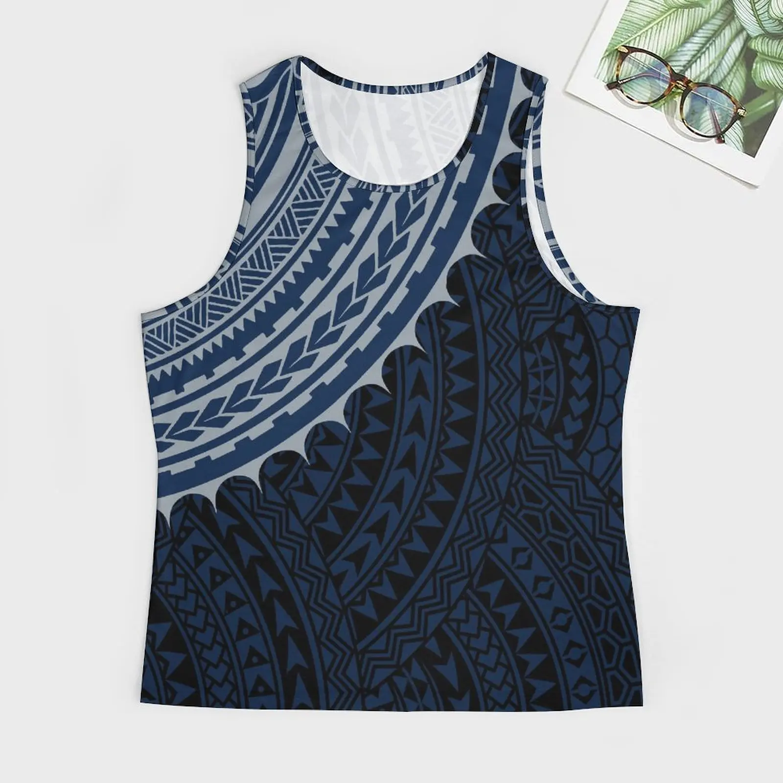 Polynesian Tribal Tank Tops Samoan Men Singlets Island Wear ...