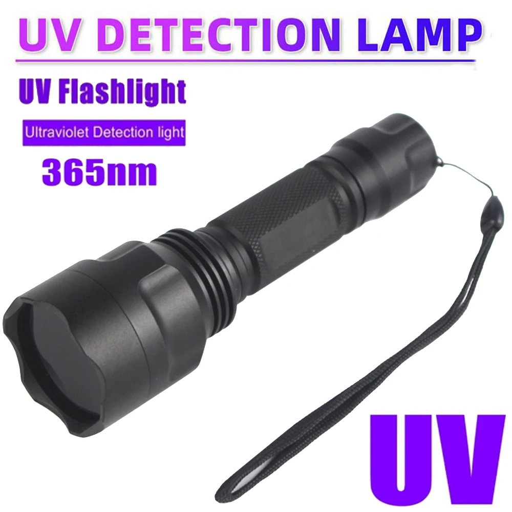 C8-30W-365nm-UV-Flashlight-LED-Ultraviolet-Torch-Ultra-Violet-Lights ...