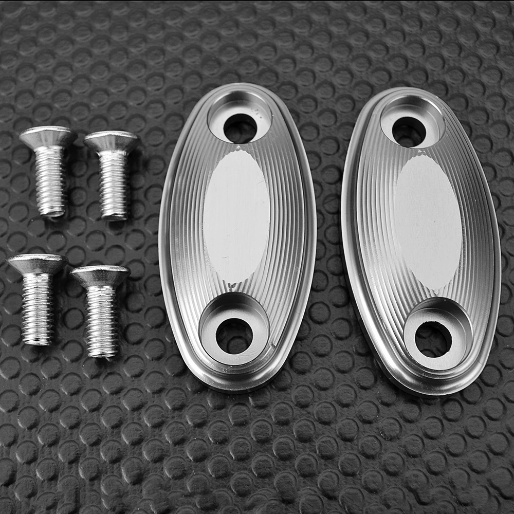Motorcycle Black Mirror Block Off Base Plates for Honda CBR650F ...