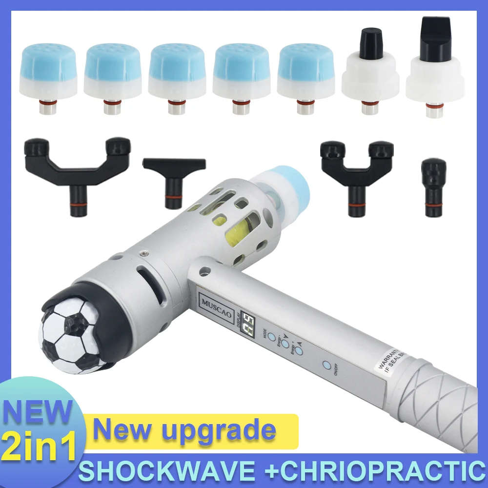 2In1-Shockwave-Therapy-Machine-Chiropractic-Gun-Professional-Shock-Wave ...
