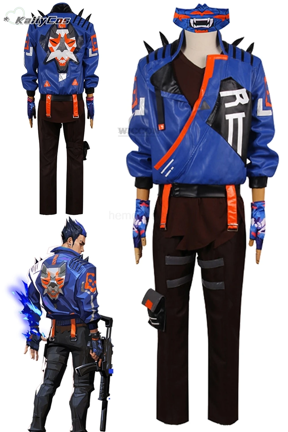 Game-Valorant-Yoru-Cosplay-Men-Costume-Roleplay-Fantasia-Outfits-Jacket ...