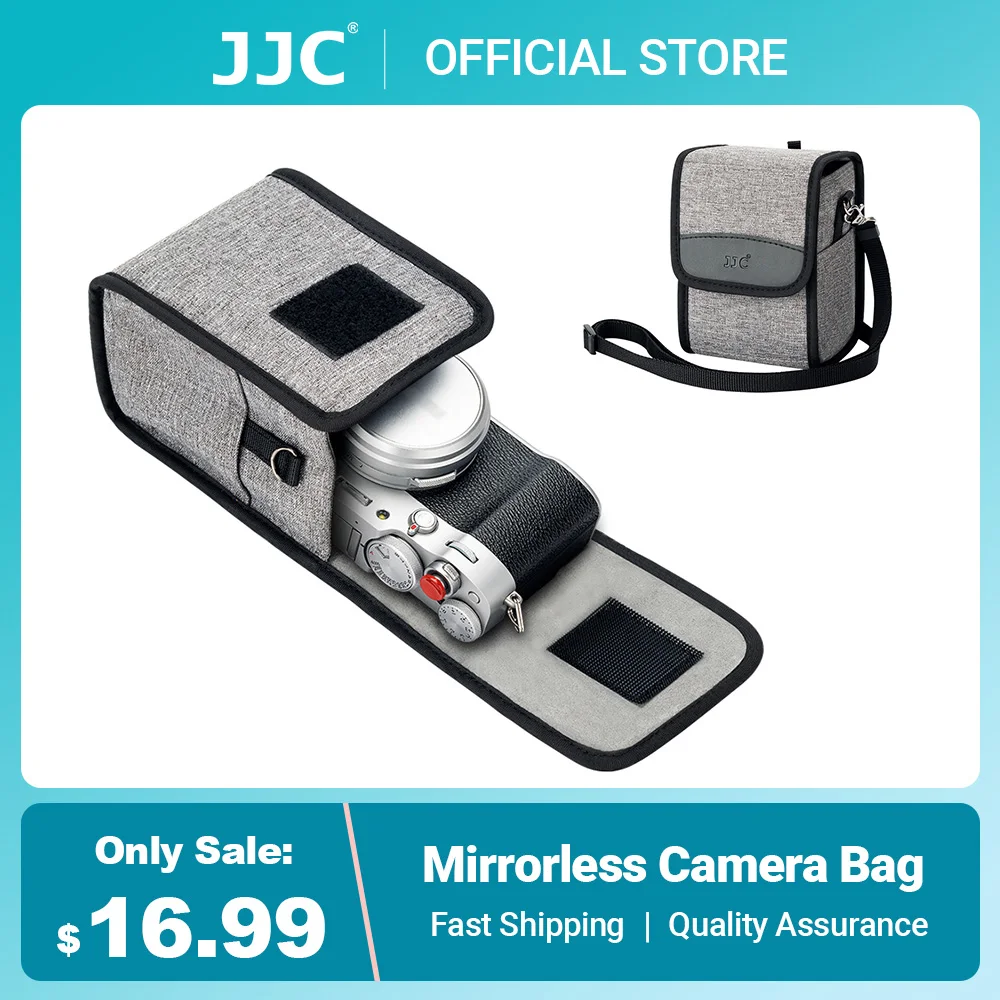 JJC Camera Bag Pouch Camera Case for Canon M50 M5 M10 G1X Sony A6600 A6500 A6400 A6000 Nikon Z30 ...