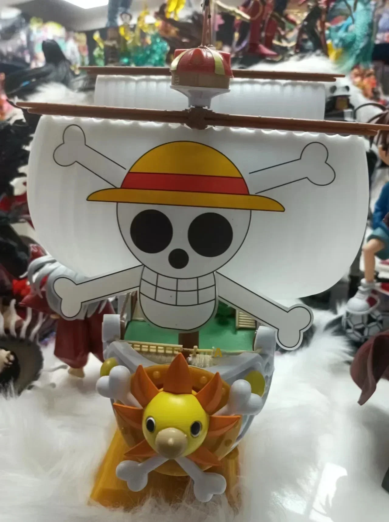 Bandai One Piece Anime Thousand Sunny Going Merry Boat Pvc Action ...