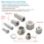 VCR Fitting Male Female Long GLAND NUT GASKET Stainless Steel 316L EP Face Seal Fitting 1/4 3/8 ...