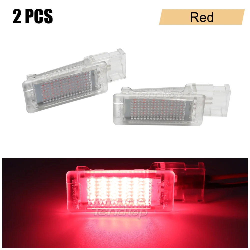 Red Blue White Led Courtesy Door/trunk/footwell/glove Box Light Lamp ...