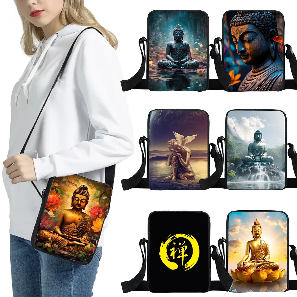 Buddhism-God-Print-Messenger-Bag-Women-Handbags-Shakyamuni-Buddha-Cross ...