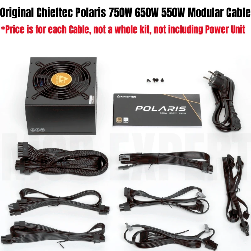 Original-Chieftec-Polaris-Modular-Power-Cable-GPU-PCIe-8Pin-CPU-4-4Pin ...