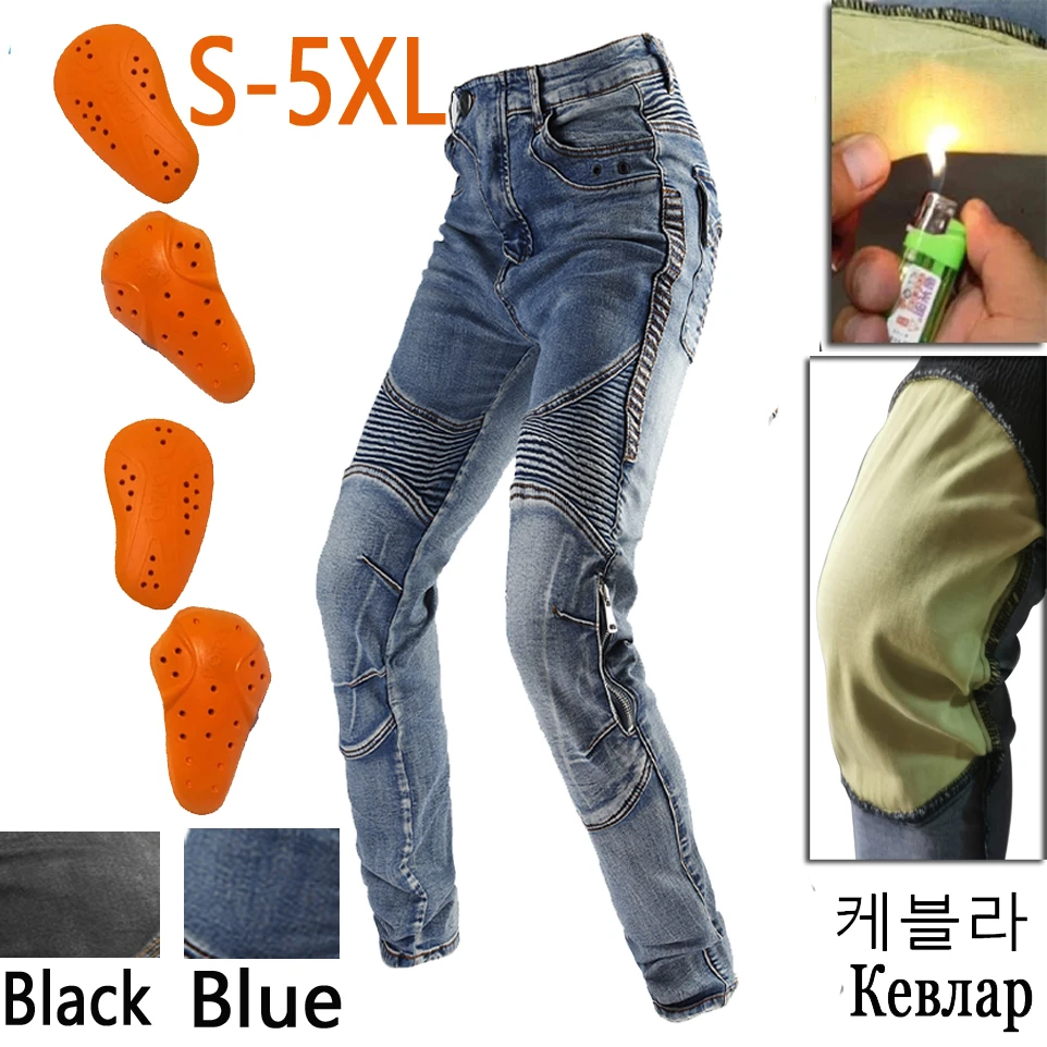 2021 New Khaki Motorcycle Pants Black Men Moto Jeans Zipper Protective ...