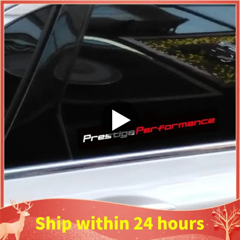 55-x-5CM-Red-White-Prestige-Performance-Graphic-Front-Windshield-Decor ...