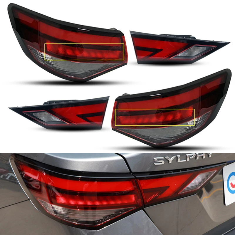 Car LED Rear Tail Light Assembly for Nissan Sentra 2020 2021 2022 ...