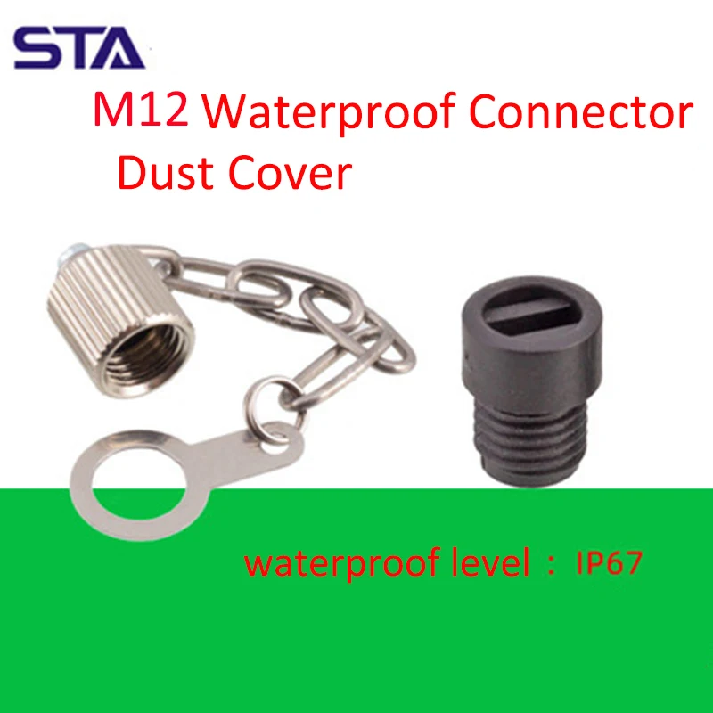 5Pcs-M12-Connector-Dust-Cover-M12-Inner-Thread-Outer-Thread-Plastic ...