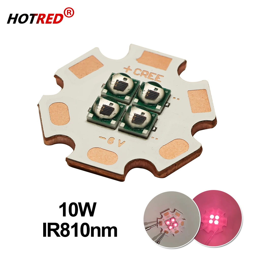 10W-High-Power-LED-Chip-IR-Infrared-810nm-12W-3535-4Chips-1-5V-3V-6V ...