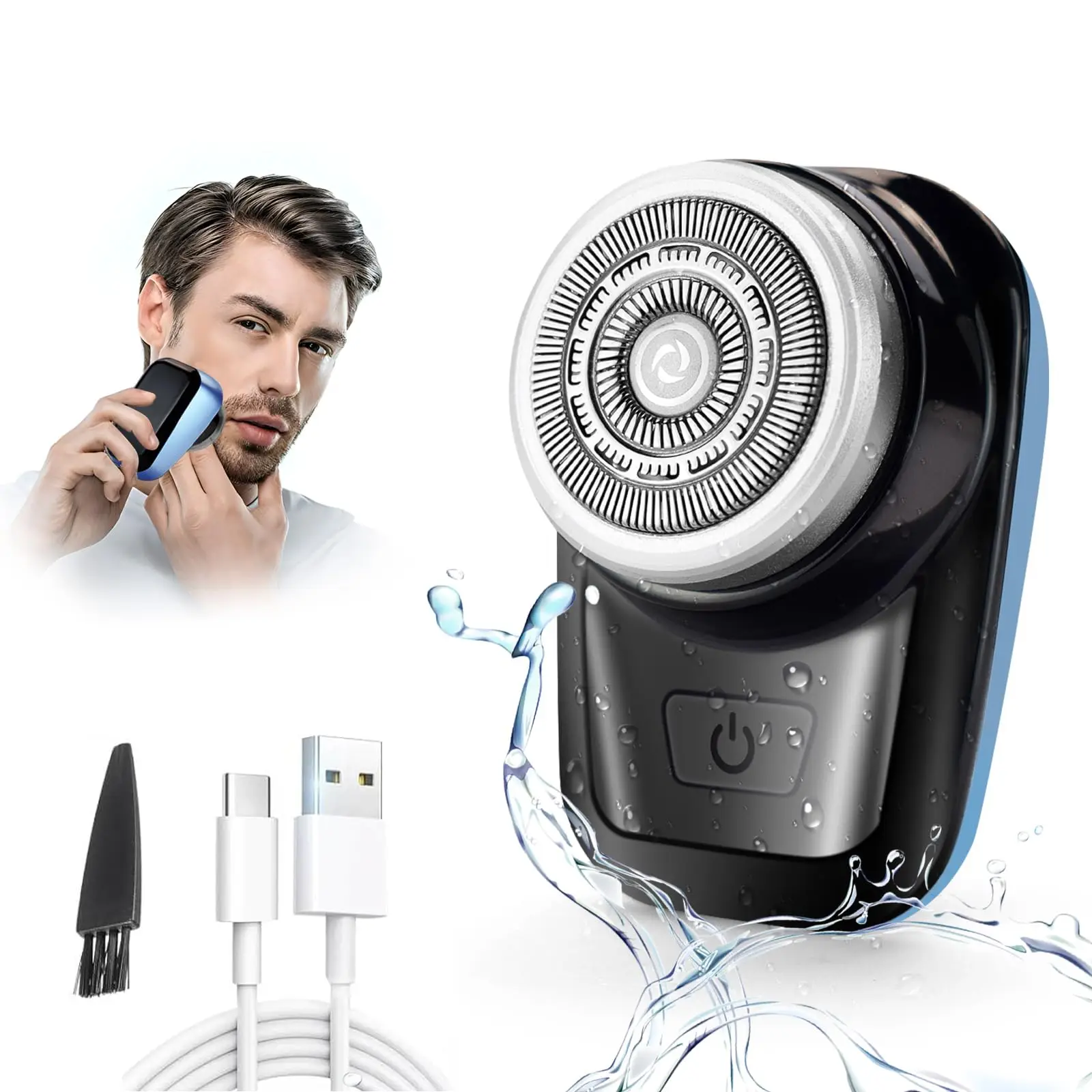 Mini Electric Shaver Self Sharpening Shaver Portable Shaver Beard ...